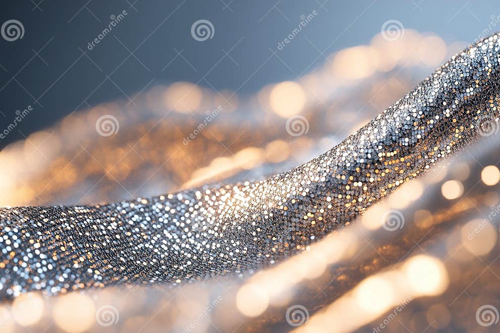 A Captivating Display of Sequins Forms a Dynamic Swirl, Showcasing ...