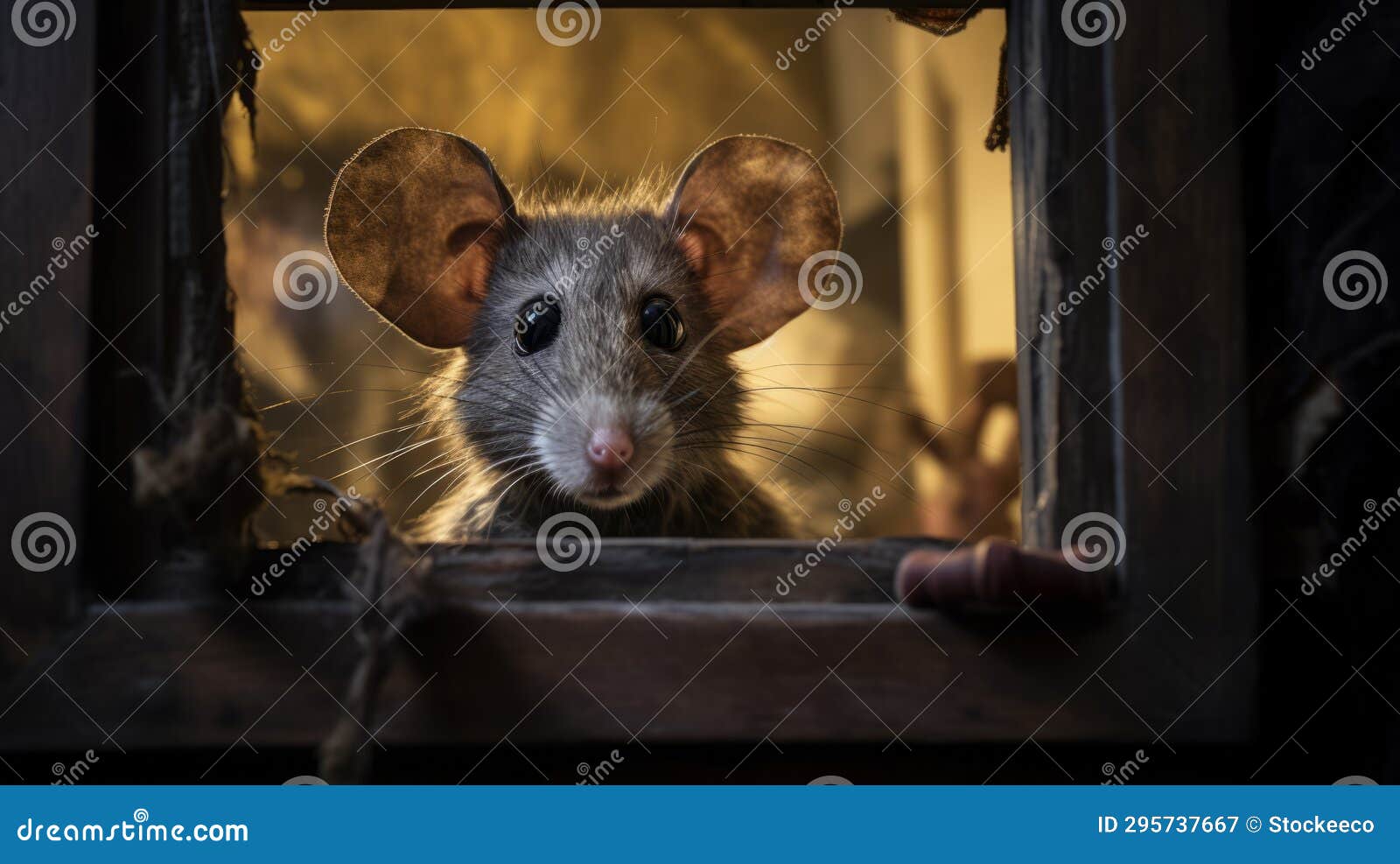 Captivating Documentary Photos of a Mouse Peering through an Abandoned ...