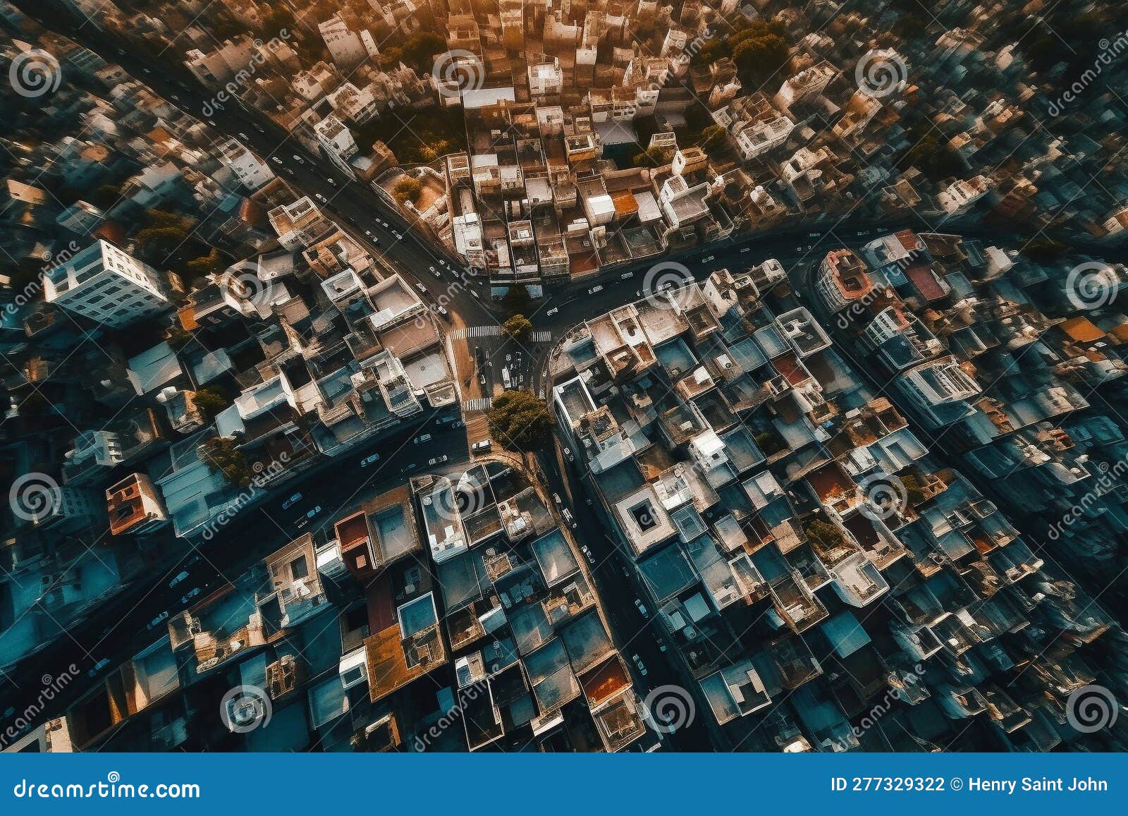 Captivating Drone Shots Of Diverse Urban Skylines Royalty-Free Stock ...