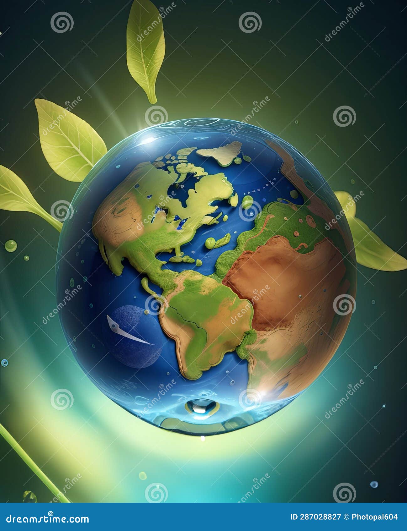 Captivating Earth and Vibrant Colors. Stock Illustration - Illustration ...