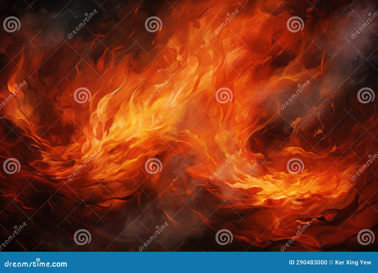 Captivating Fire Background Stock Illustration - Illustration of ...