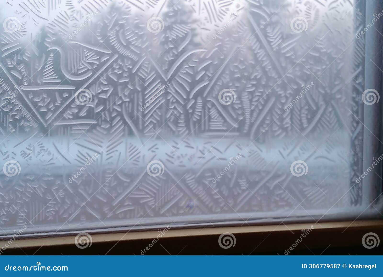 Captivating Frozen Windows. Revealing the Sublime Beauty of Intricate ...