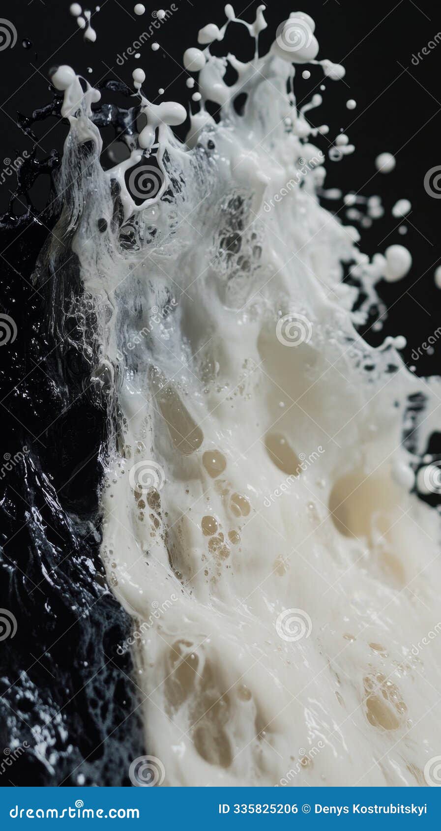 Captivating Gradient of Liquid Paint Waterfall - Vertical Wallpaper for ...