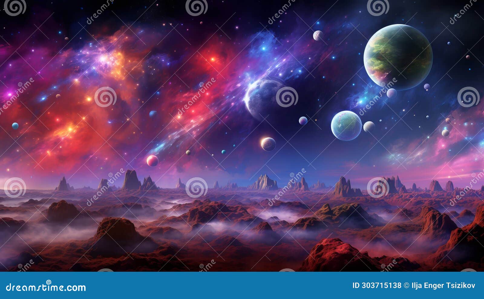 Captivating Hdri Space Background with Nebula and Stars in 360 ...
