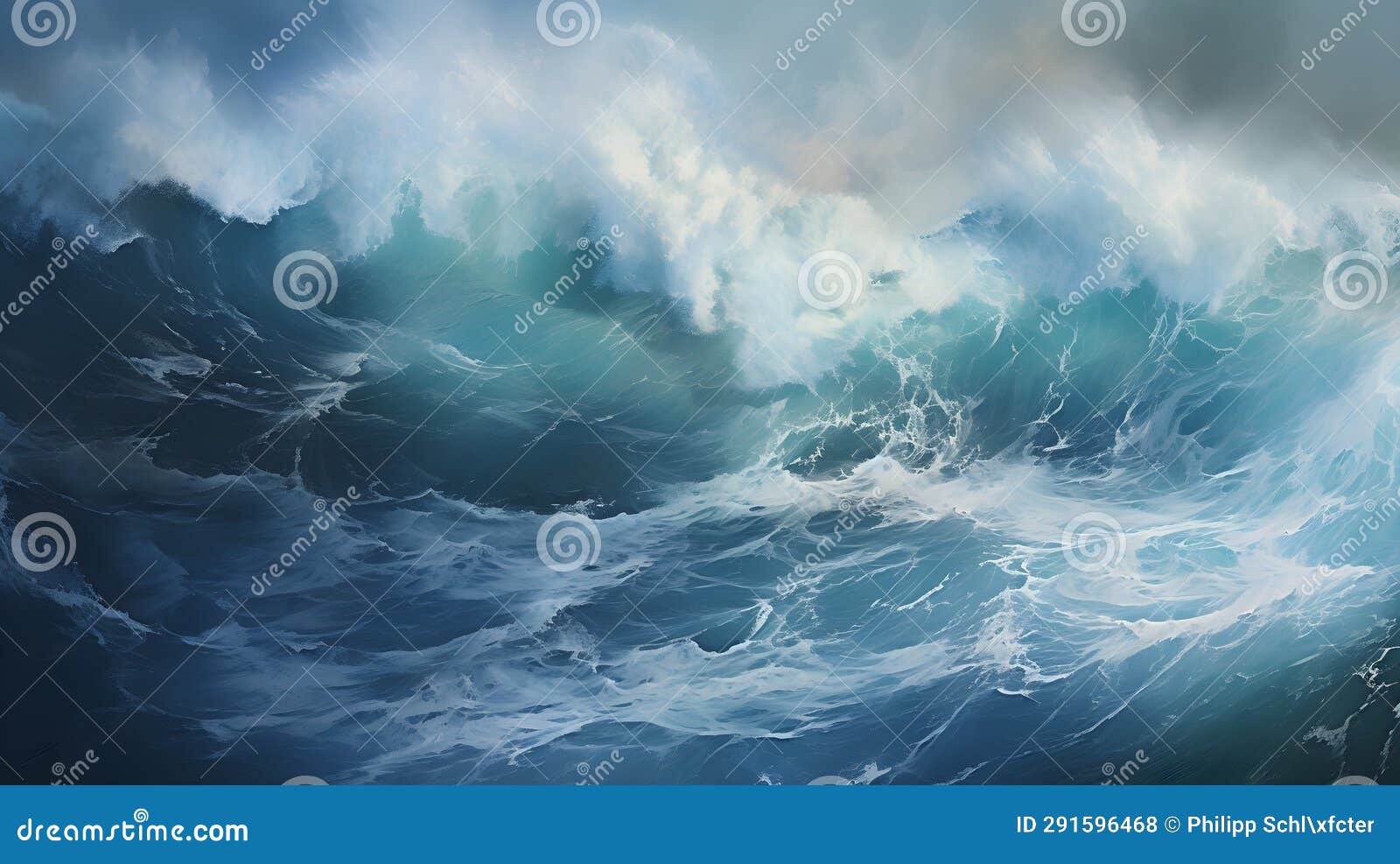 Satellite Image of Dramatic Weather Pattern: Swirling Hurricanes, Cloud ...