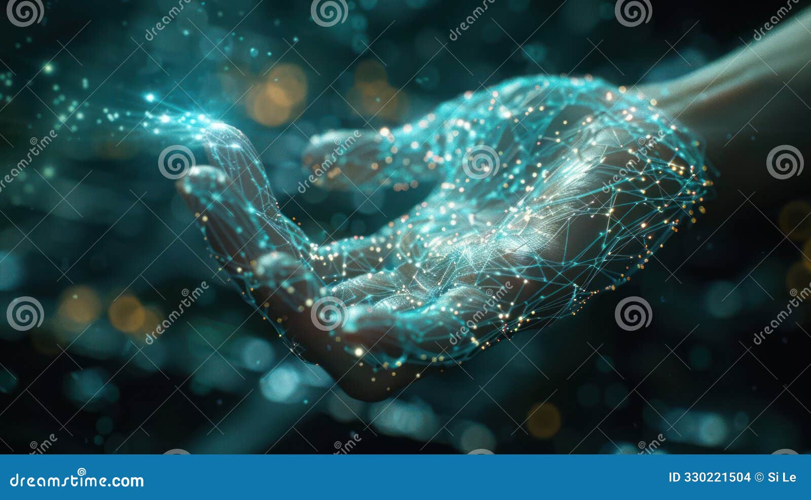 Boundless AI Creativity: Human Hand Navigating Limitless Possibilities ...