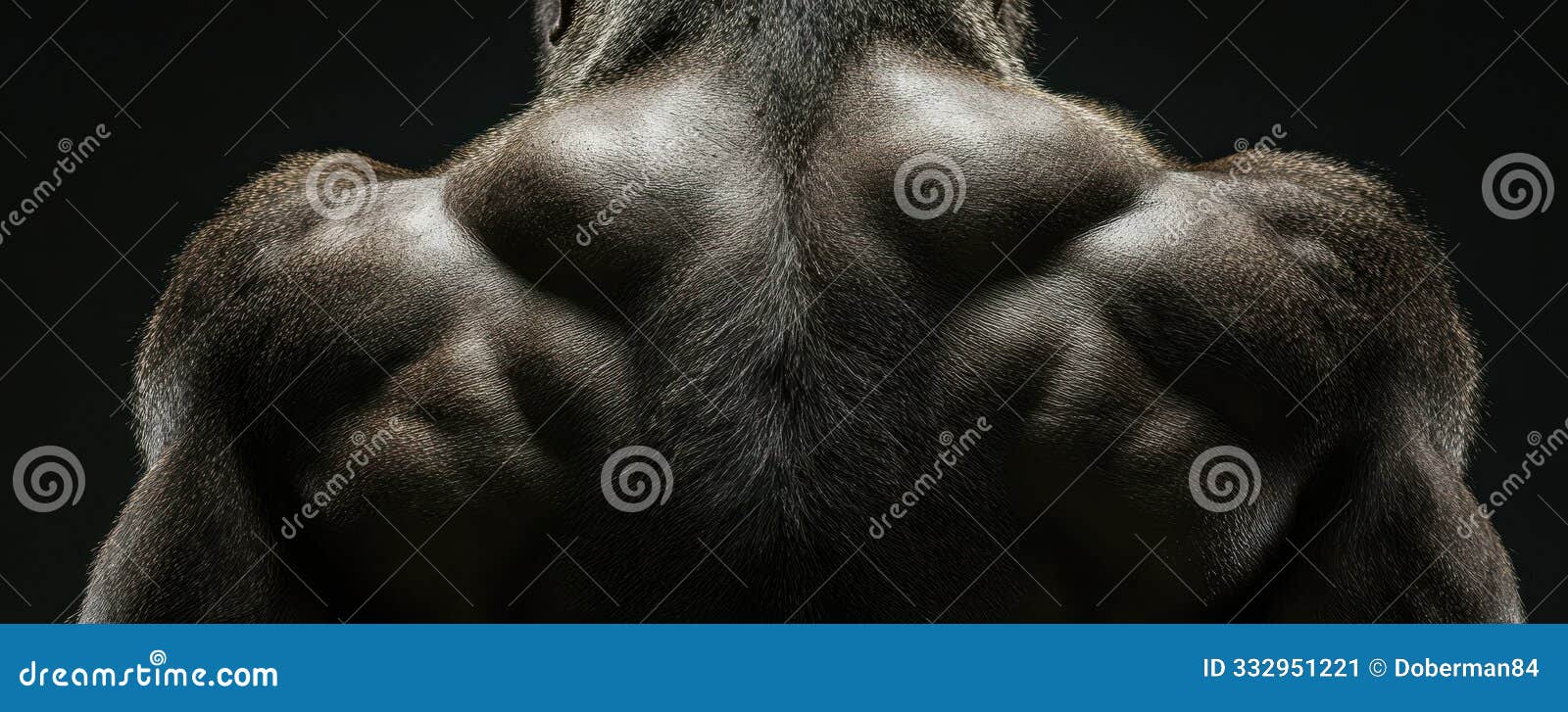 Detailed Shot of a Silverback Gorilla Showcasing Powerful and Muscular ...