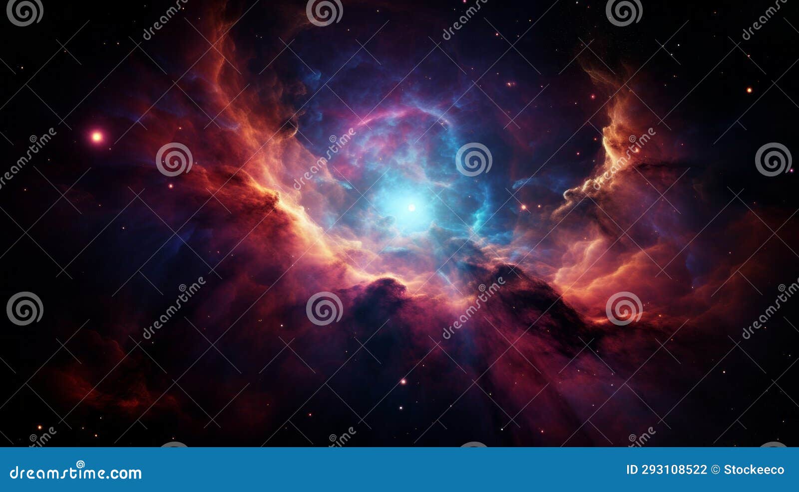 Captivating Image of Nasa-assisted Telescope Nebula Stock Photo - Image ...