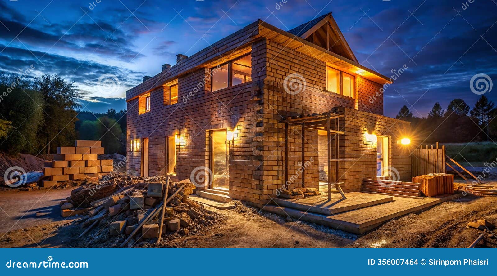 Mystical Construction Site With Levitating Magical Tools And Glowing Sigils In Medieval Fantasy ...