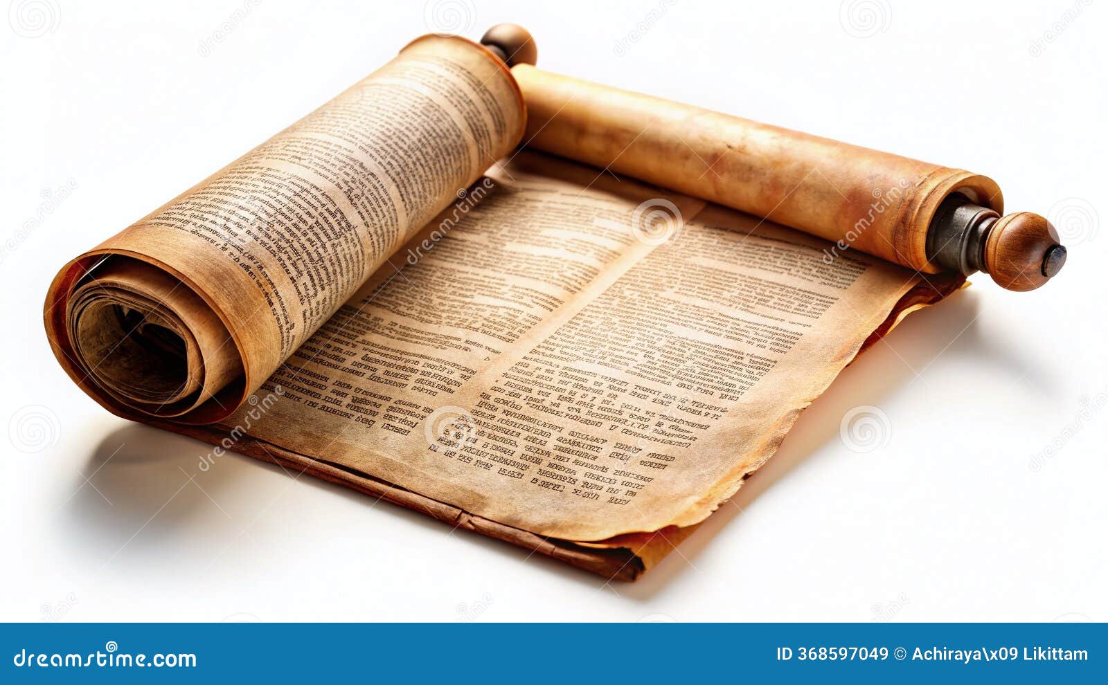 Ancient Bible, Preserved On Aged Parchment And Scrolls, Serves As A ...