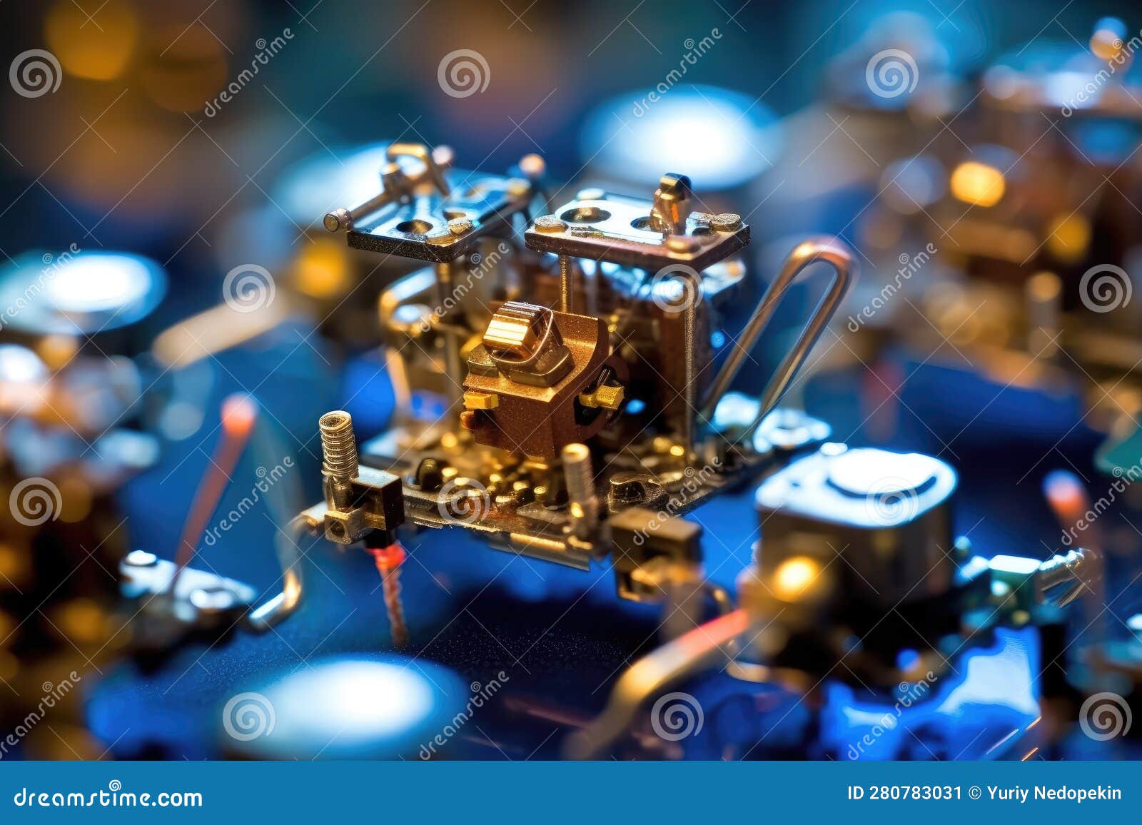 A Microscopic Robot Repairs the Insides of a Computer. Generative AI ...