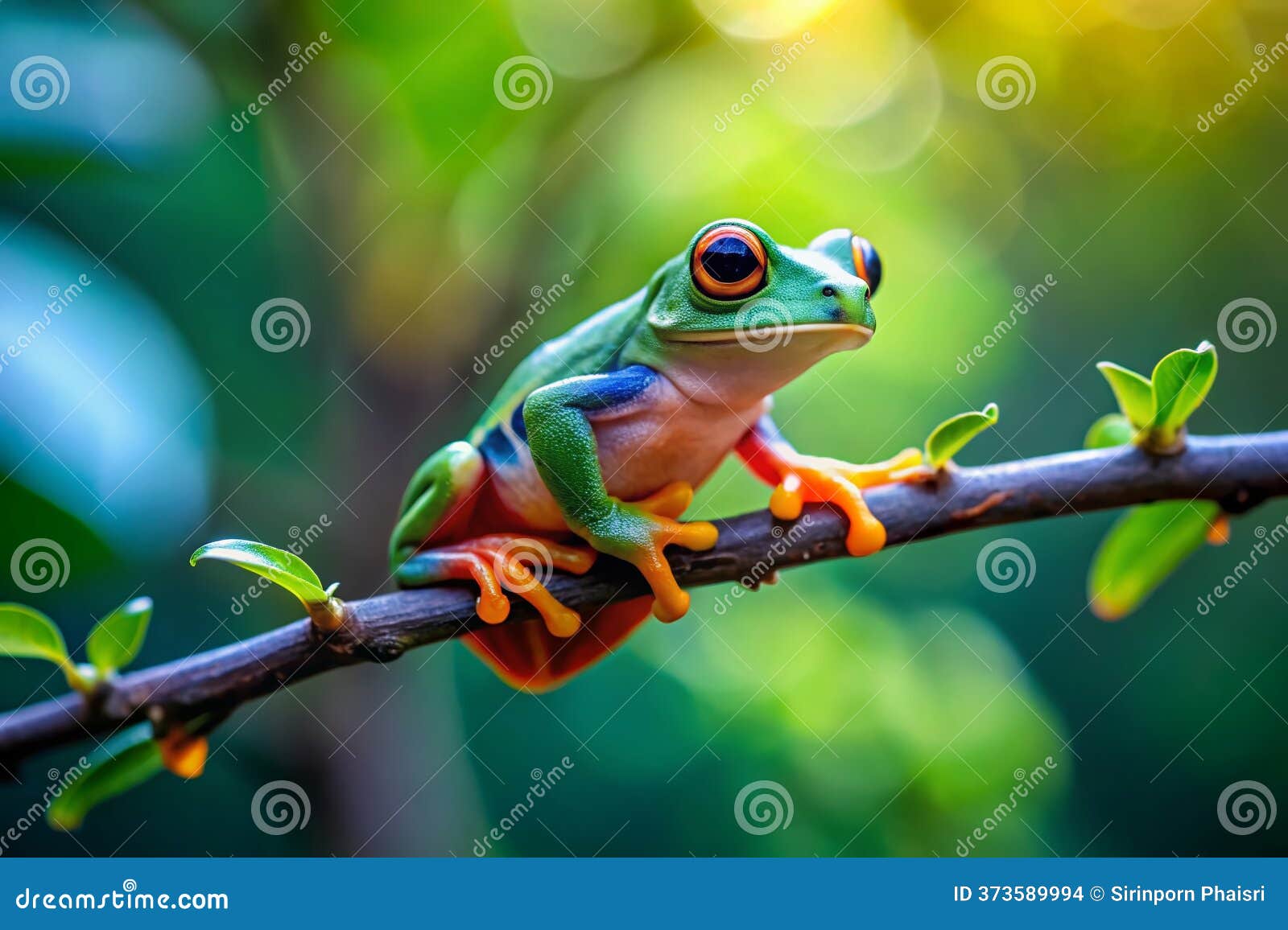A CGI Frog Brought To Life In Stunning Hyper-realistic Detail. Stock ...
