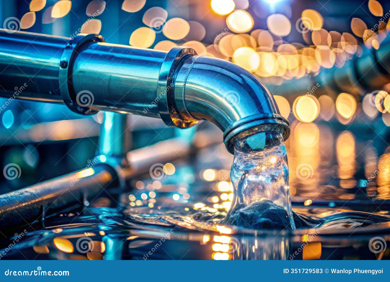 Visualizing Fluid Dynamics in a Water Supply System a Transparent Pipe ...