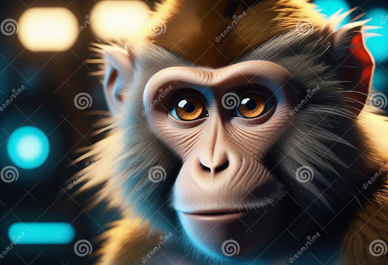 A Captivating 4K Encounter with a Work Monkey & the Computer Screen ...