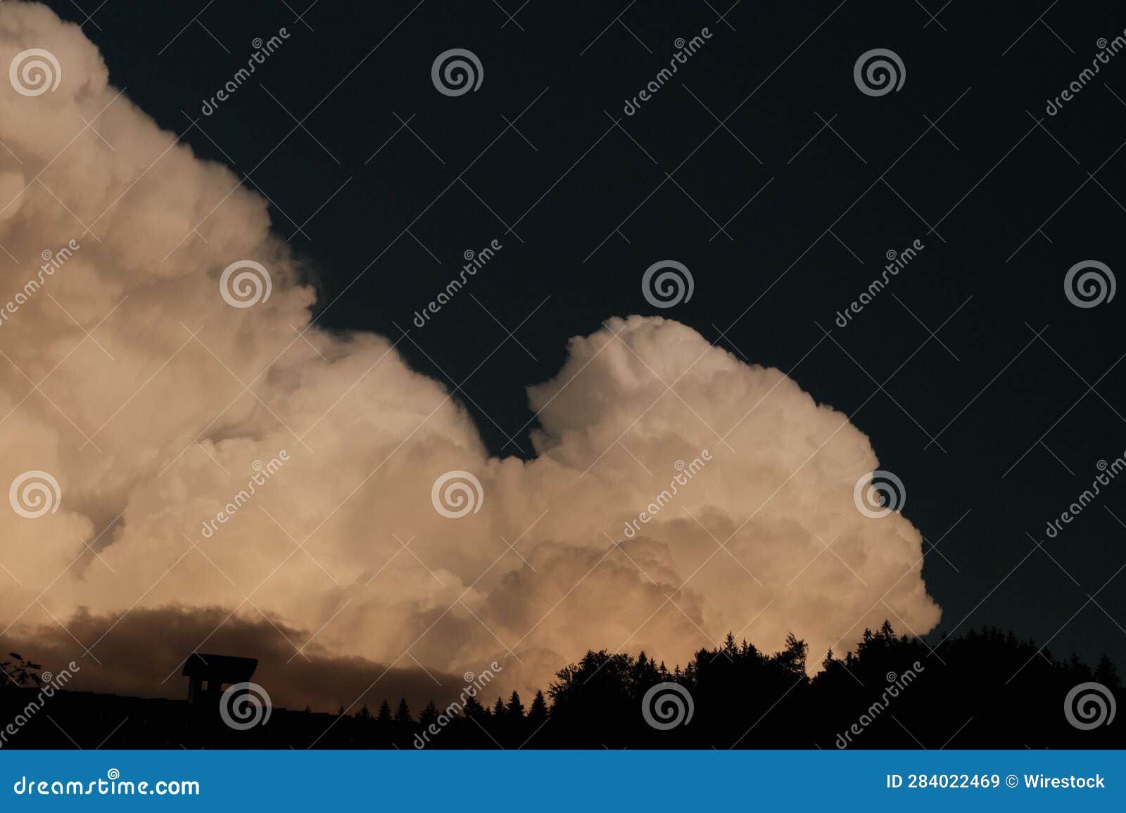 Captivating Landscape with a Backdrop of a Deep Blue Sky, Filled with ...