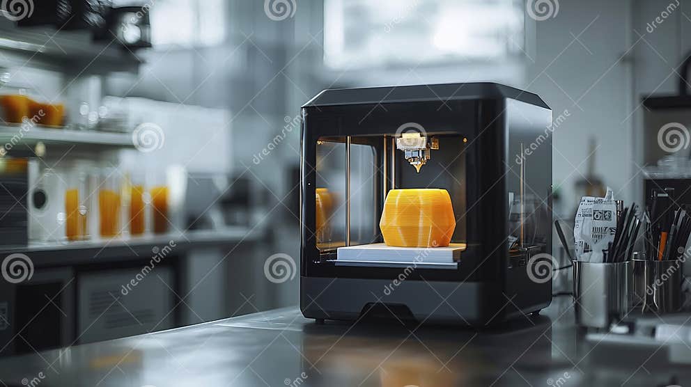 3d Printing Action Showcase Modern Workshop Technology Content Sleek ...