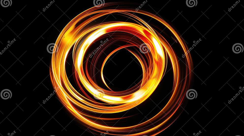 Captivating Magical Orange Fire Light Effect, Casting a Warm and ...