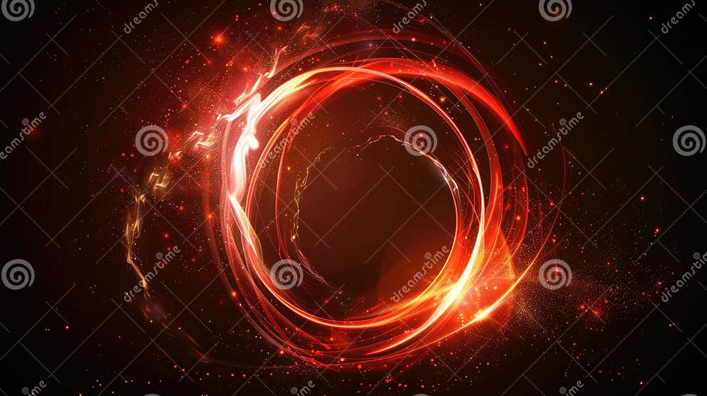 Captivating Magical Red Fire Light Effect, Casting a Warm and ...