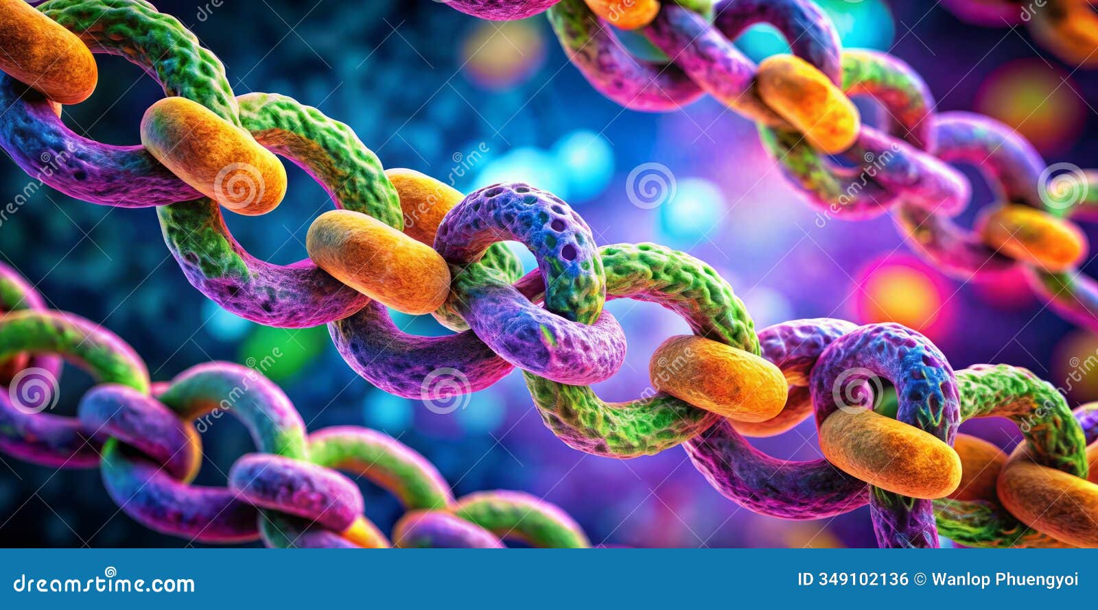 Detailed Microscopic View of Gram-Positive Cocci Chains: a Scientific ...