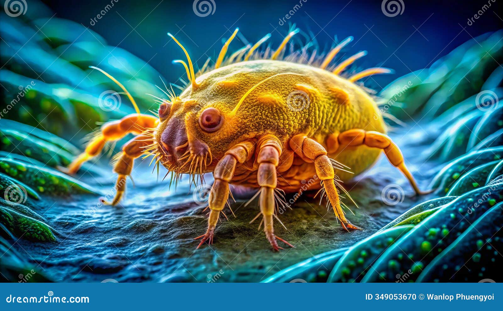 Scabies Mites Visible On Skin Surface Showcase The Biological Details ...