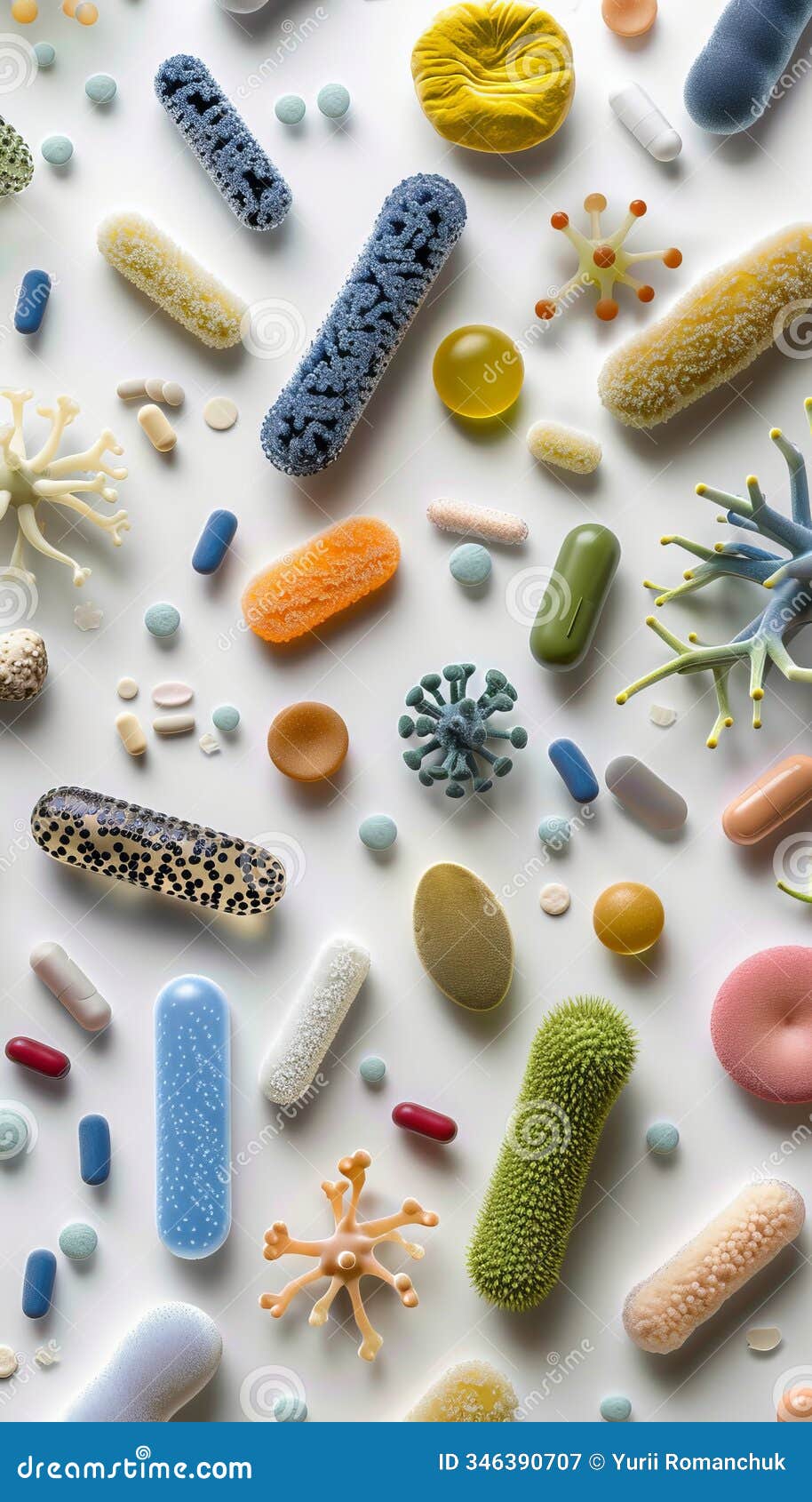 Captivating Microscopic View of Diverse Bacteria and Microorganisms on ... Captivating Microscopic View of Diverse Bacteria and Microorganisms on ...