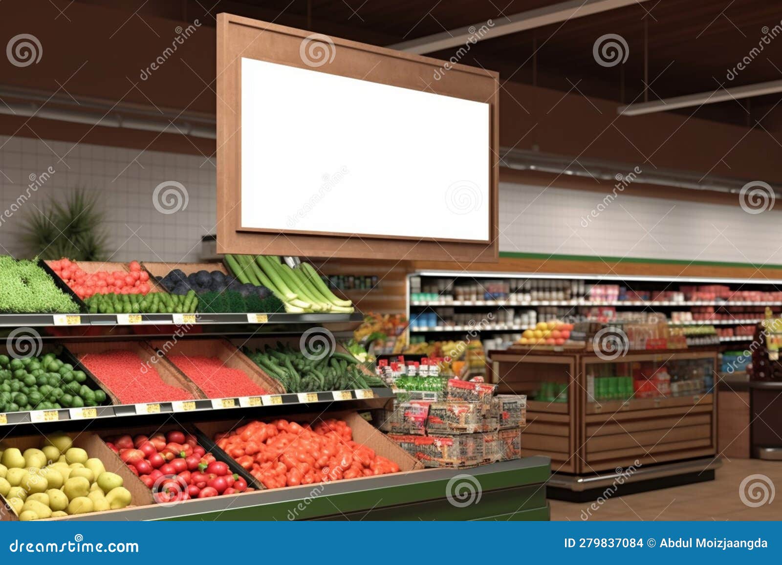 Captivating Mock-up of a Blank Menu Frame on a Caf?? Table Stock Photo ...