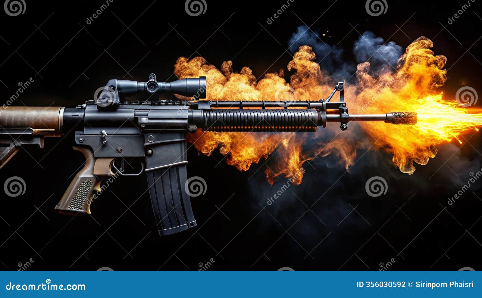 Dynamic Gunfire Muzzle Flash Effects a Stunning Montage of Panoramic ...