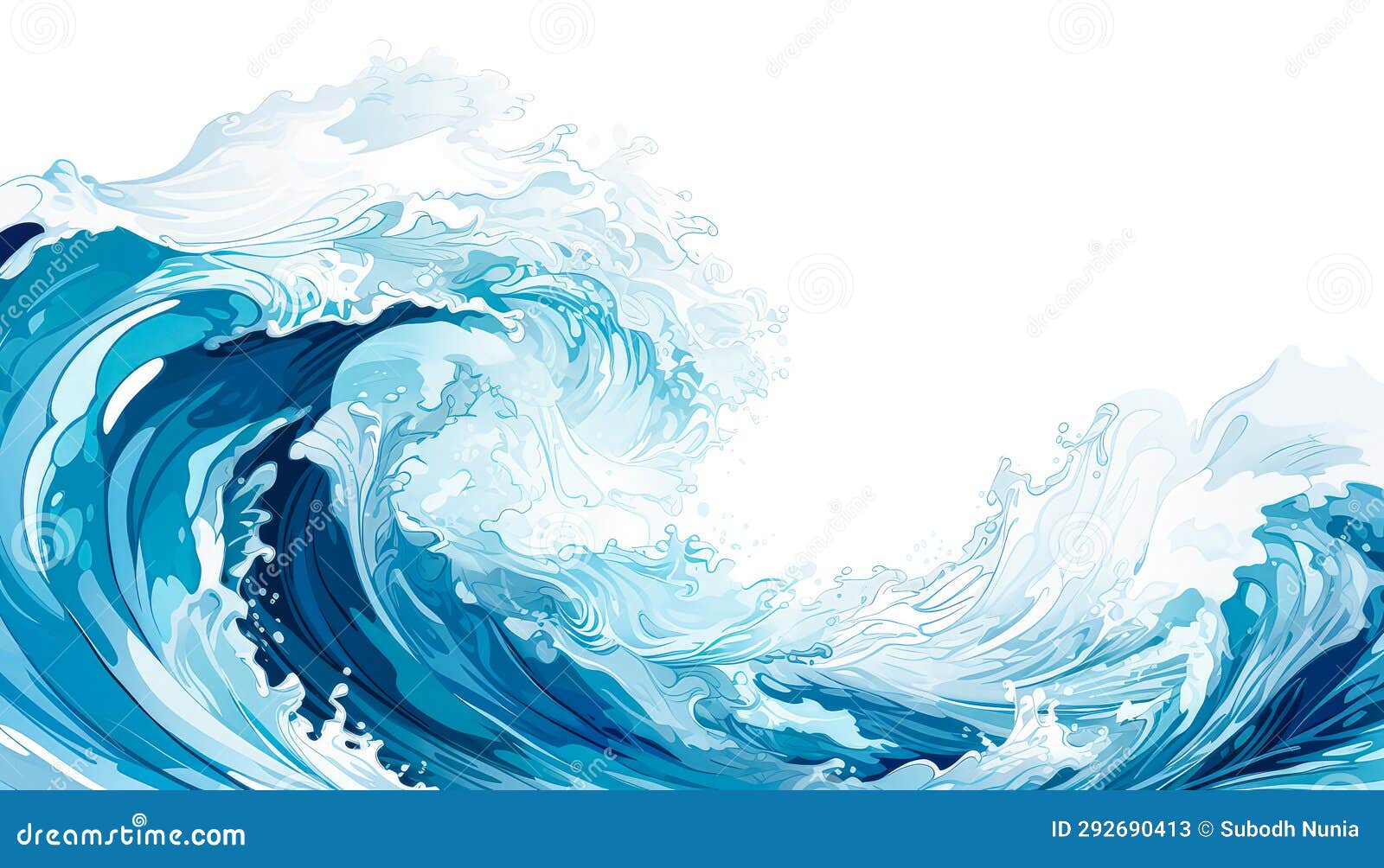 Captivating Oceanic Expressions Water Wave Designs Swells And Blue Wave ...