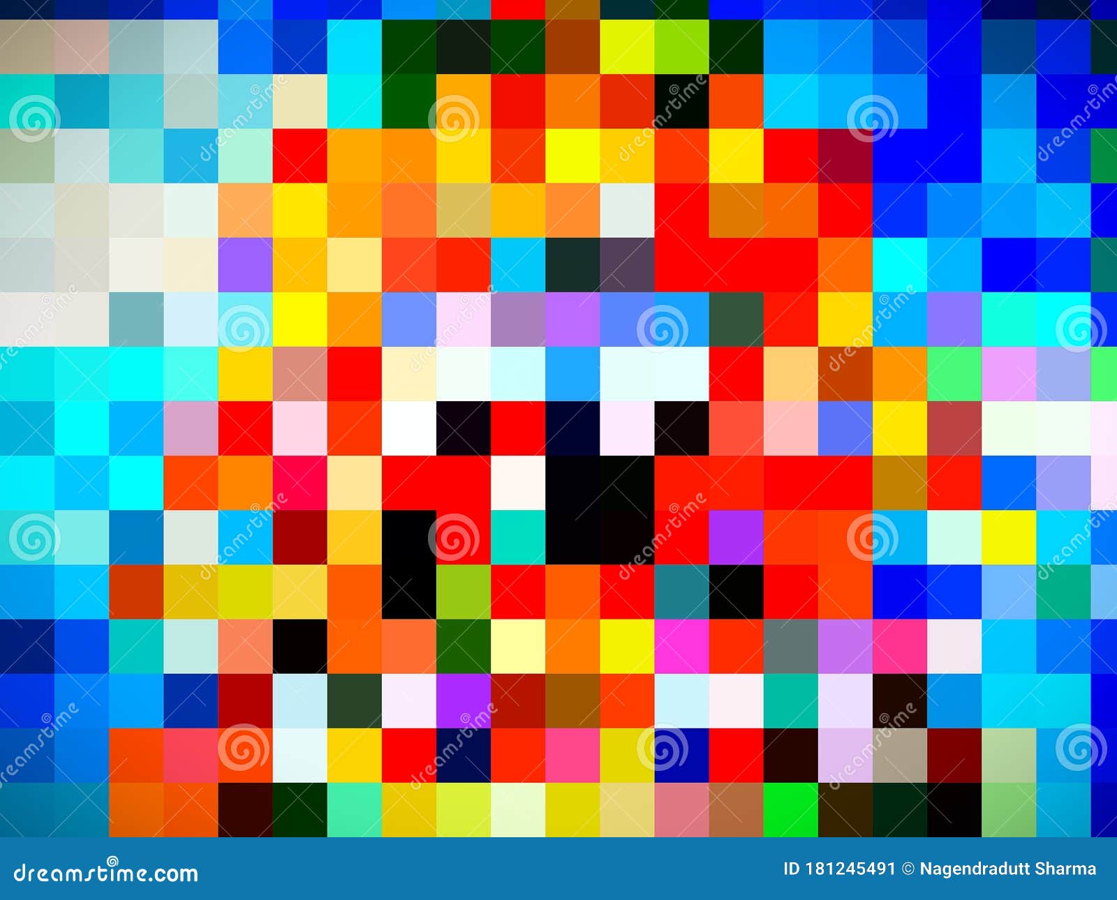 A Captivating Pattern of Digital Designing of Multi-colored Squares and ...