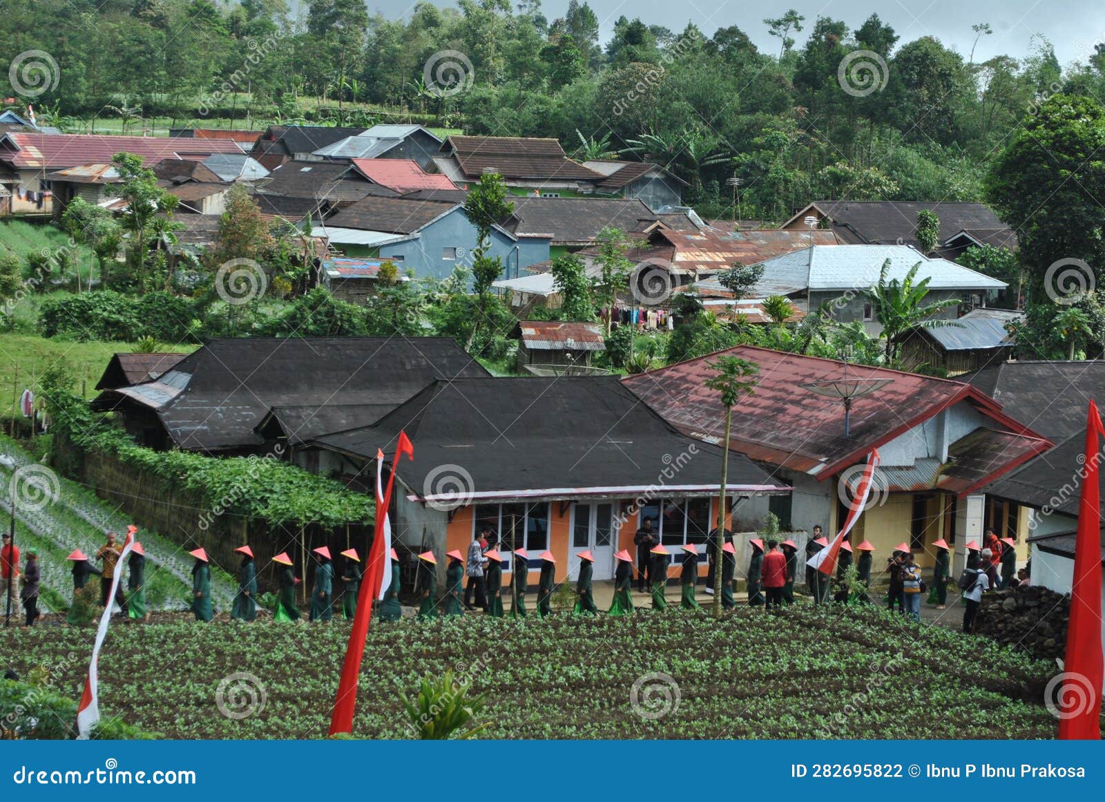 A Captivating Photo Capturing Members of the Javanese Community Dressed ...