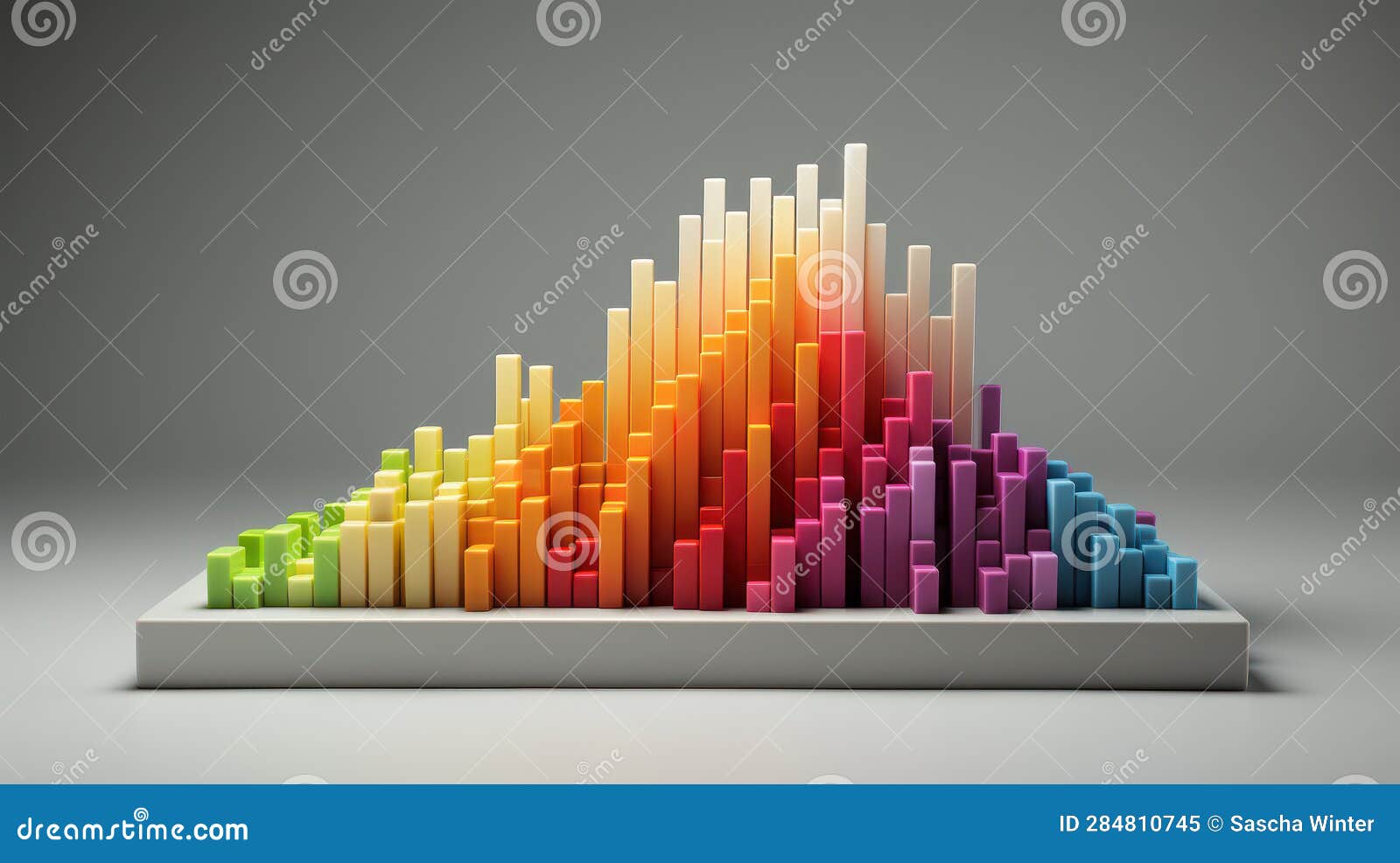 Ascendancy: a Visual Representation of Progress Stock Illustration ...