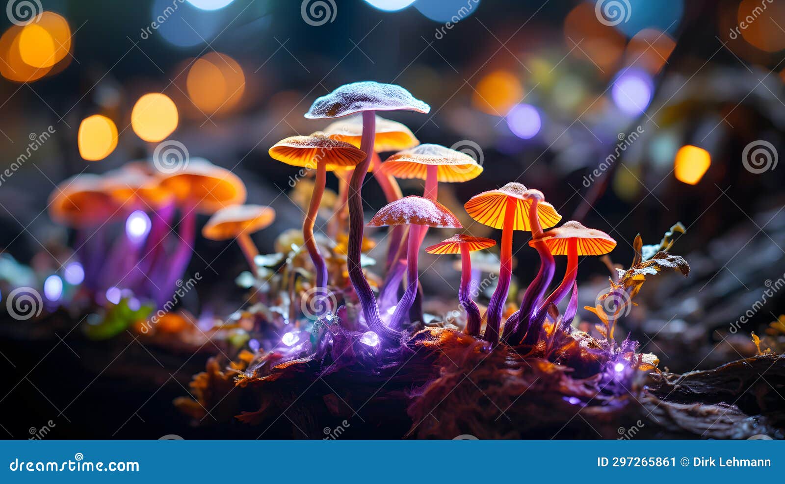 A Captivating Photo of Psychedelic Psilocybin Mushrooms, Renowned for ...