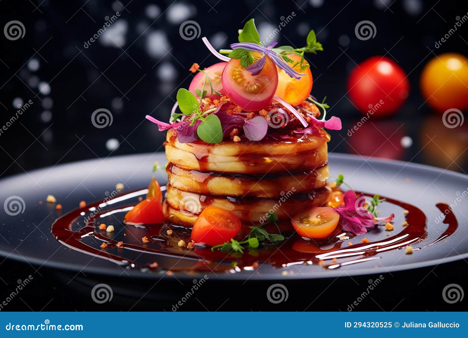 Sumptuous Appetizers and Starters at a Fine Dining Dinner Stock Image ...