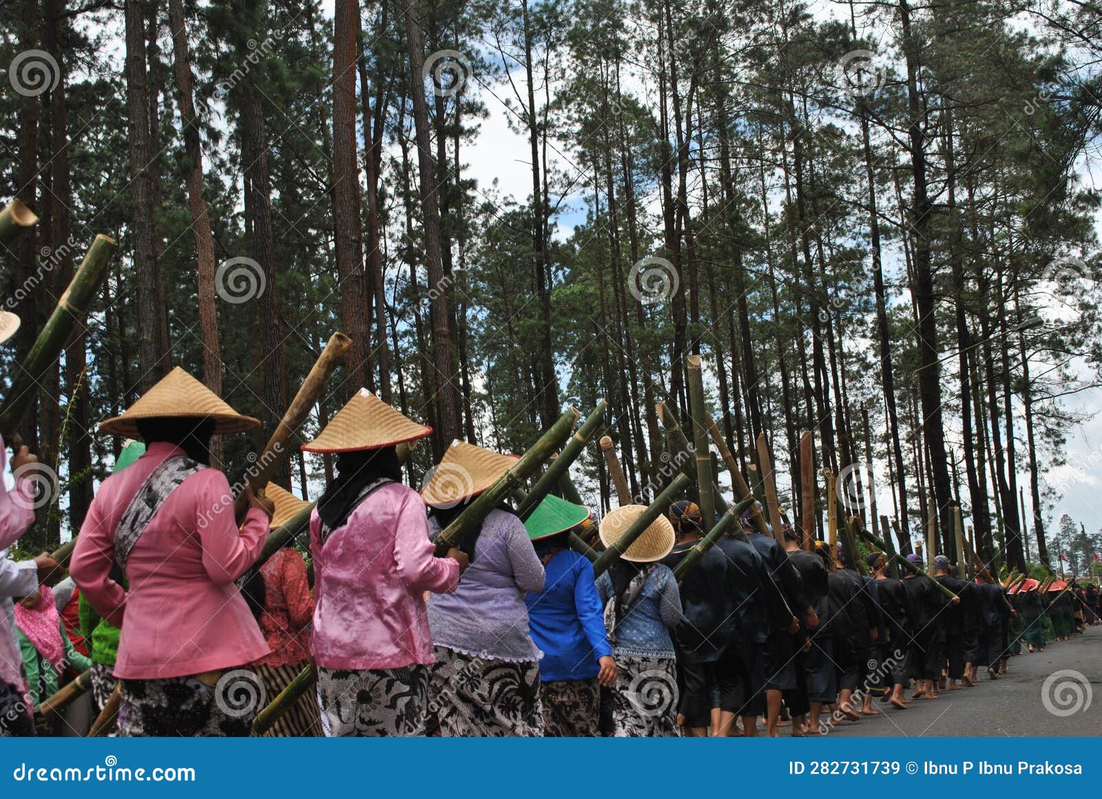 A Captivating Photograph Showcasing a Javanese Man Dressed in ...