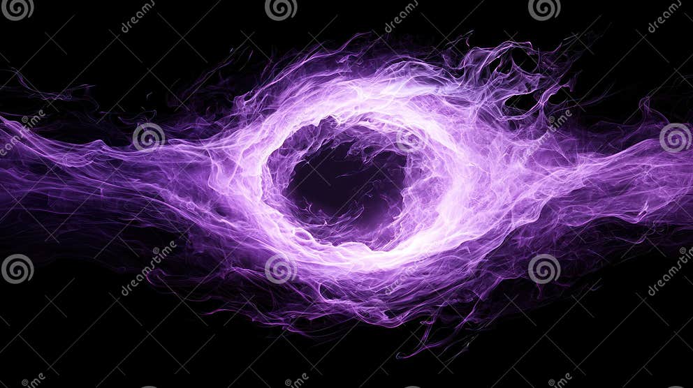 Captivating Purple Liquid Splash Creates Swirling Vortex Effect Stock ...