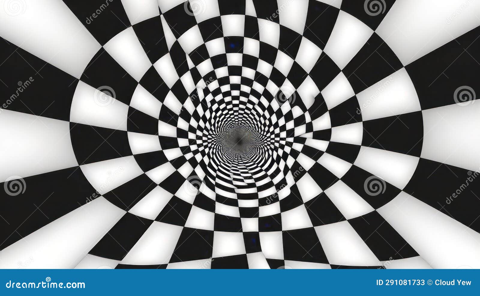 Captivating reality warp stock illustration. Illustration of tunnel ...