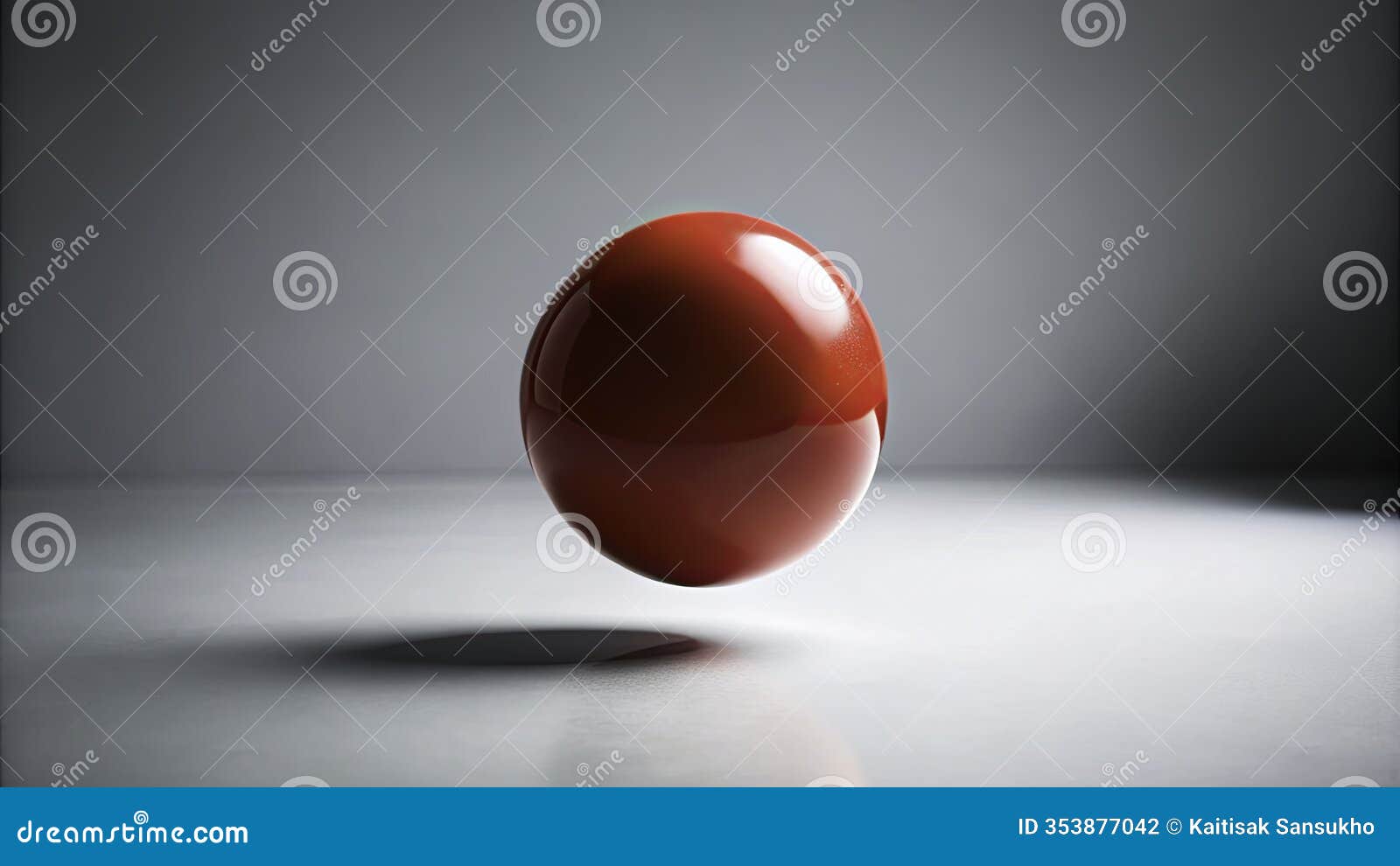 Elegant Red Circle Silhouette Floating Orb Abstract Design Element for ...