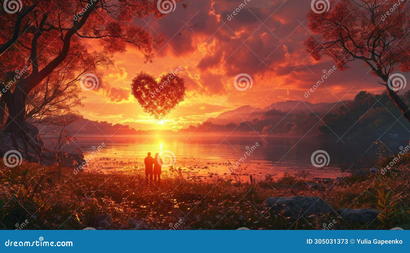 A Captivating Scene for Sharing Heartfelt Messages Stock Image - Image ...