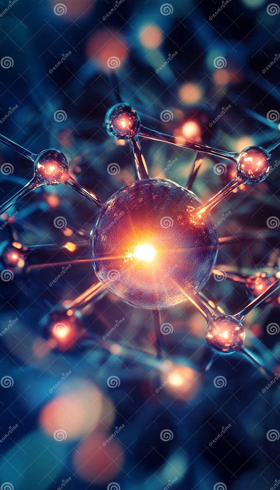 Captivating Scene of Solar Energy Conversion with Glowing Protons and ...