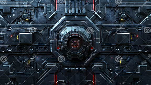 Captivating Sci Fi Seamless Texture Featuring Digital Patterns and ...