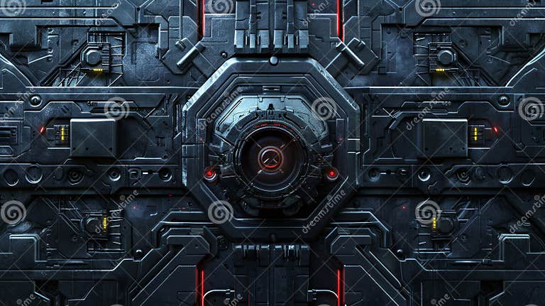 Captivating Sci Fi Seamless Texture Featuring Digital Patterns and ...