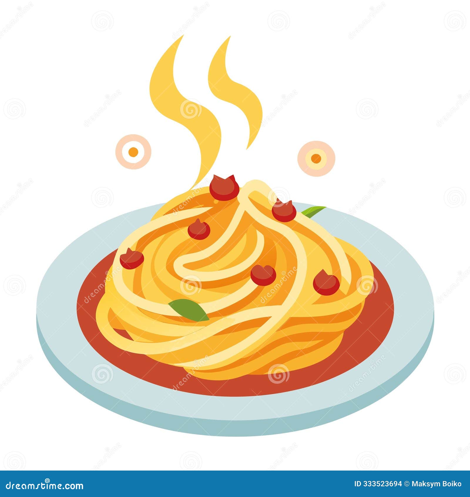 A Captivating Shot of a Steamy Plate of Spaghetti Carbonara with Crispy ...