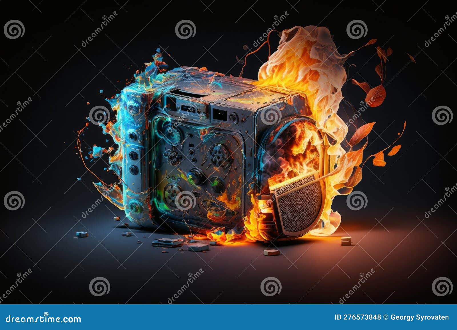 Captivating Shots of Exploding Gaming Consoles for Unique ...
