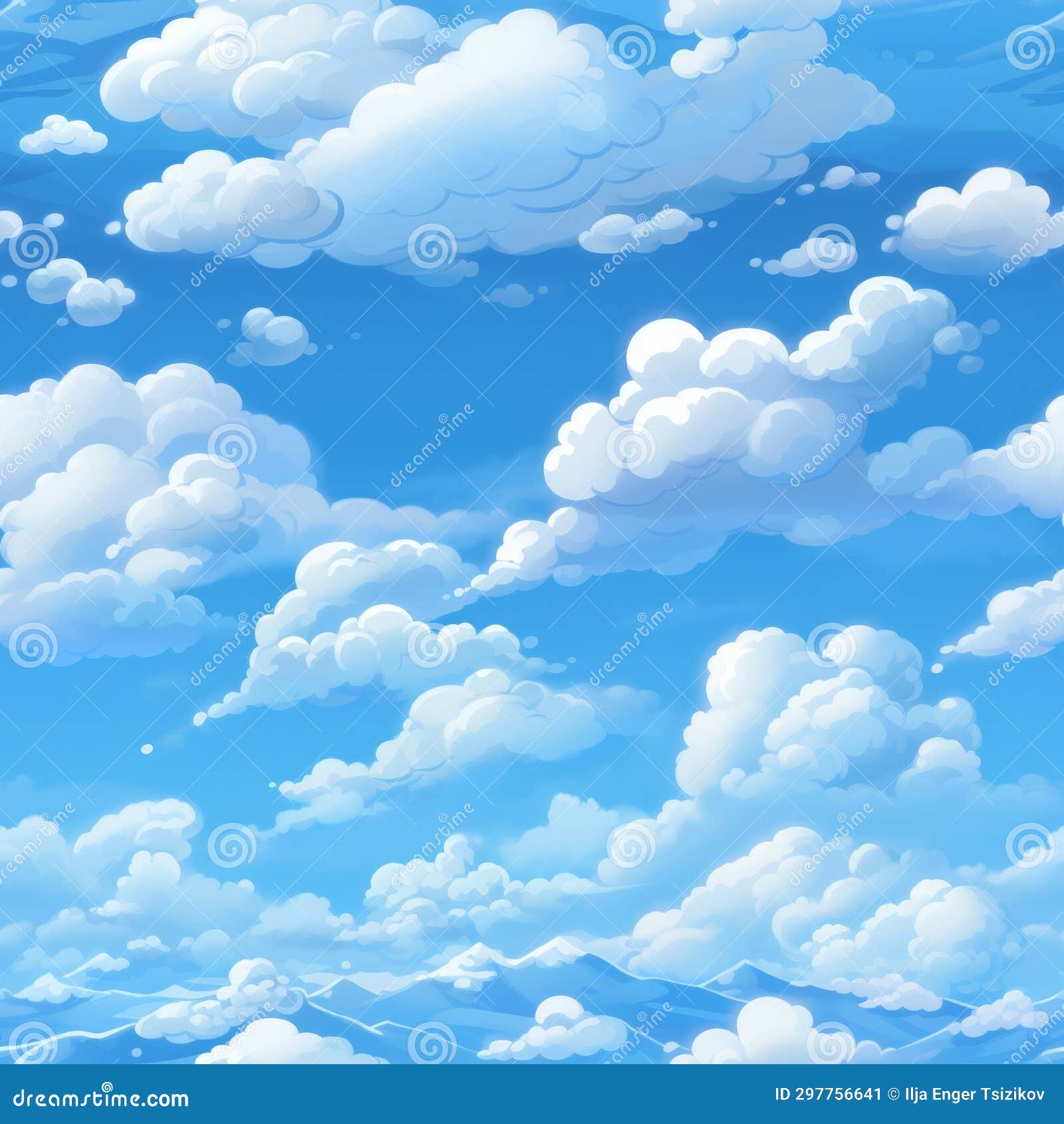 Captivating Sky Textures Seamless Pattern for Creative Design Projects ...