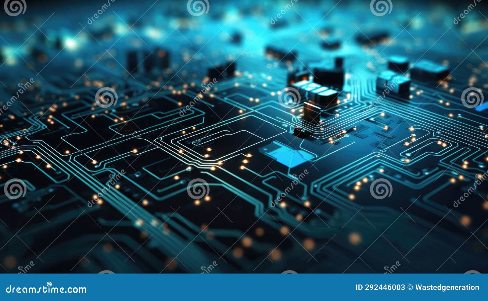 Futuristic Binary Code Abstract, a Tech Symphony in the Digital Realm Stock Illustration ...