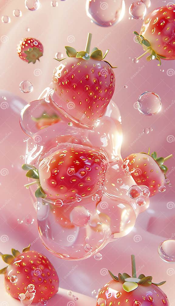 Captivating Strawberry Pattern Creating a Vivid and Enticing Design for ...