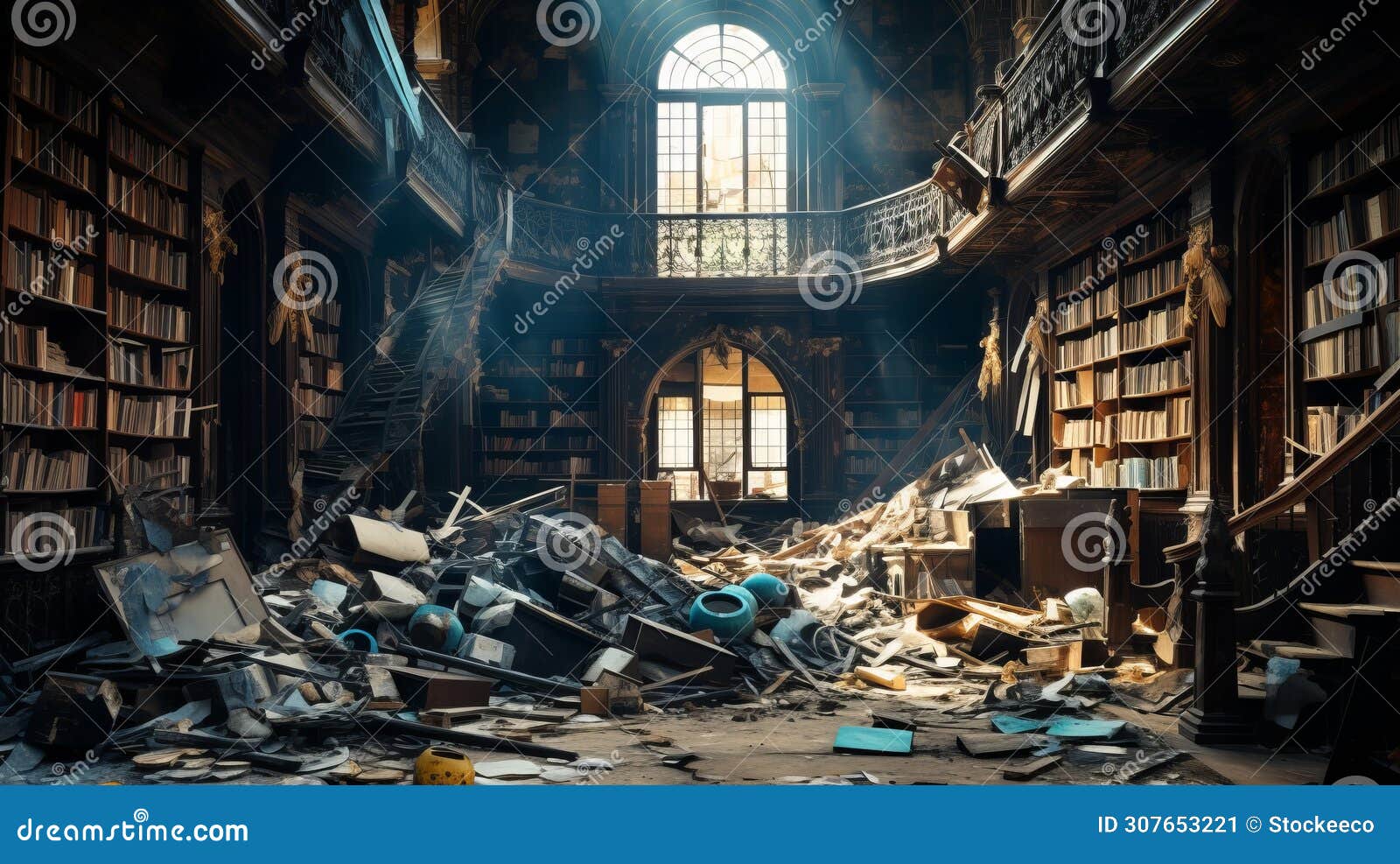 A Captivating Tale of a Dilapidated Library and Forgotten Knowledge ...