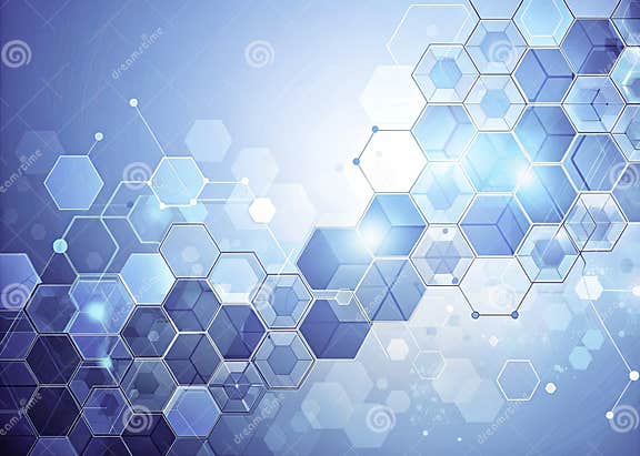 Modern Hexagonal Pattern Vector Illustration: a Creative, Versatile ...