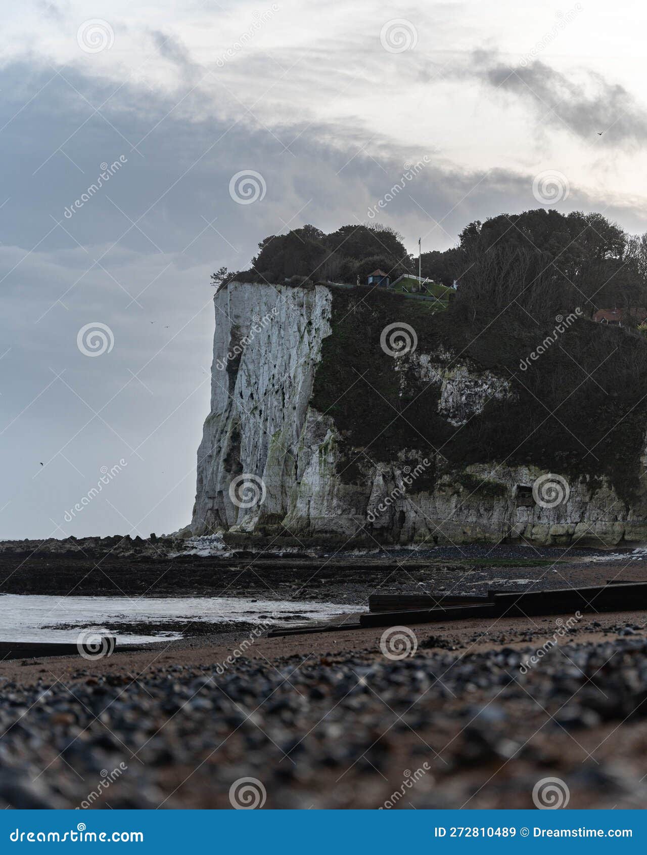 Captivating Vertical View of the White Cliffs of Dover, a Stunning ...