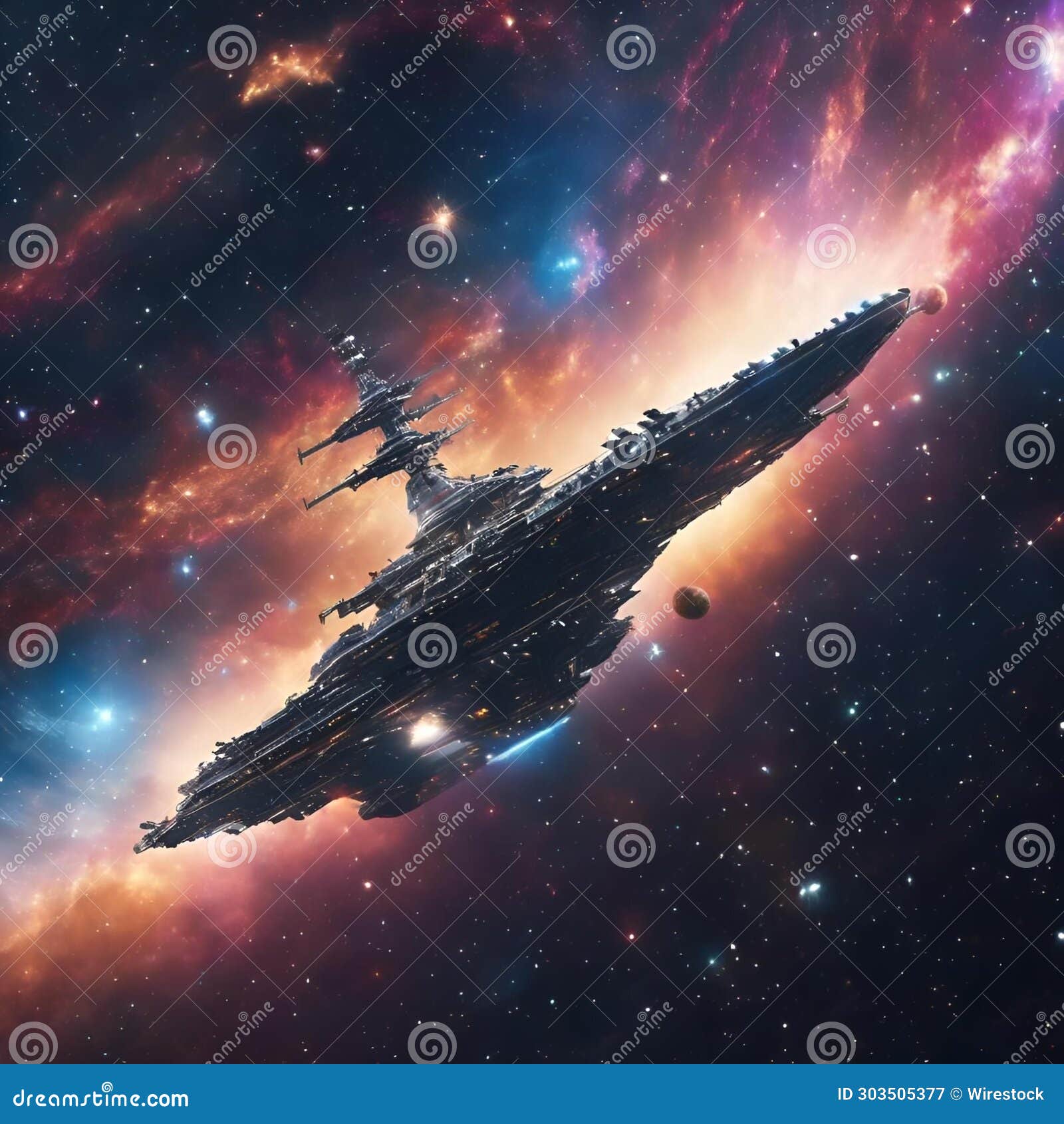 Captivating View of the Star Destroyer, a Powerful Space Vessel Stock ...